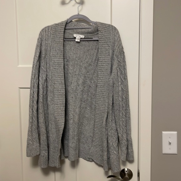CJ Banks | Sweaters | Gray Marked Cardigan | Poshmark